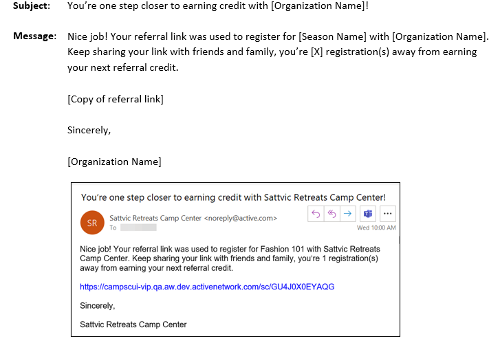 Social Referral Program
