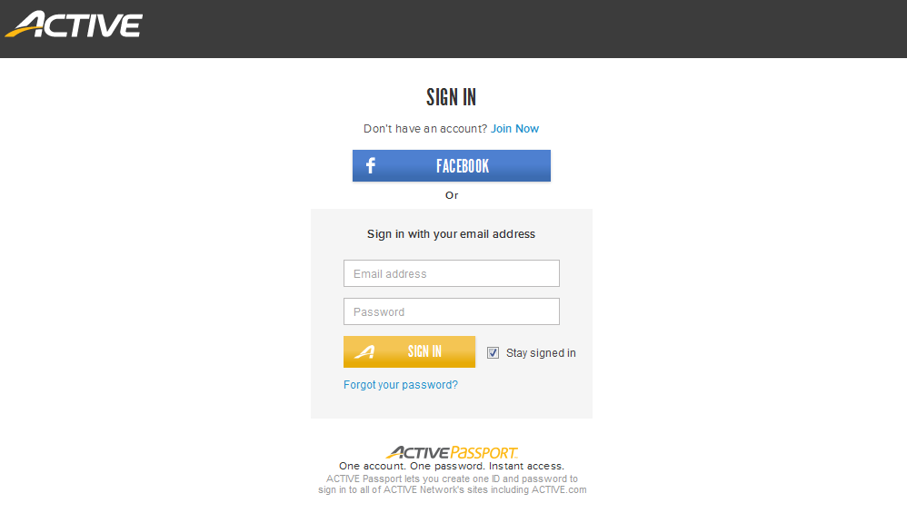 Log In to ACTIVE Membership Manager