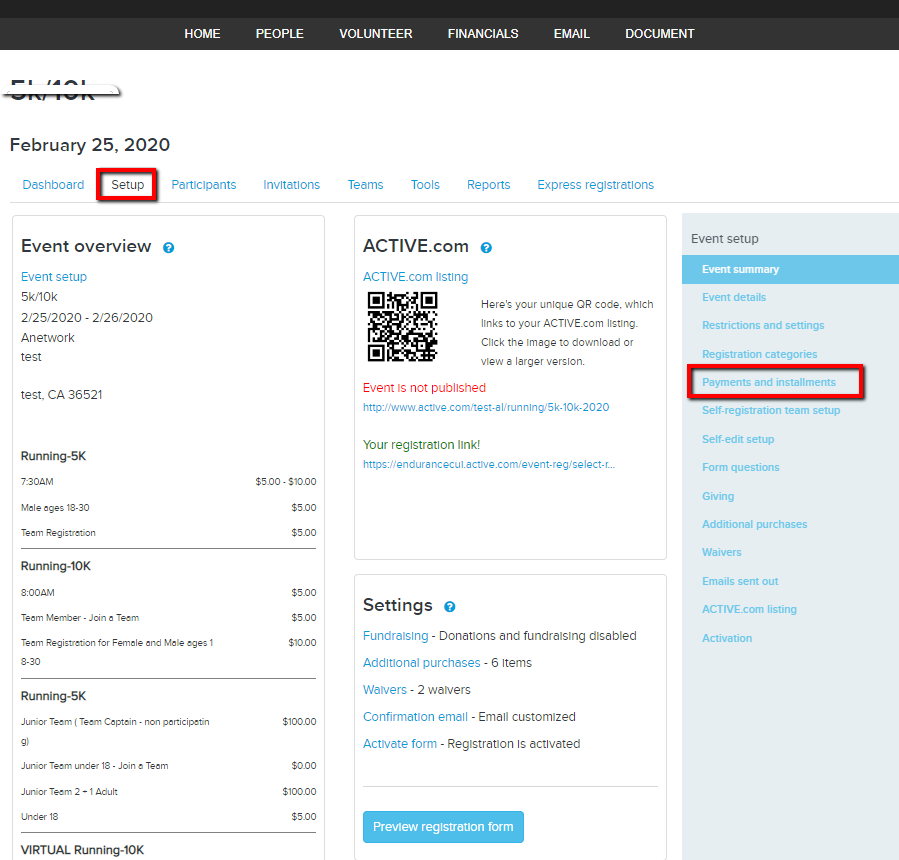 Print Preview | ACTIVEWorks Endurance Answers
